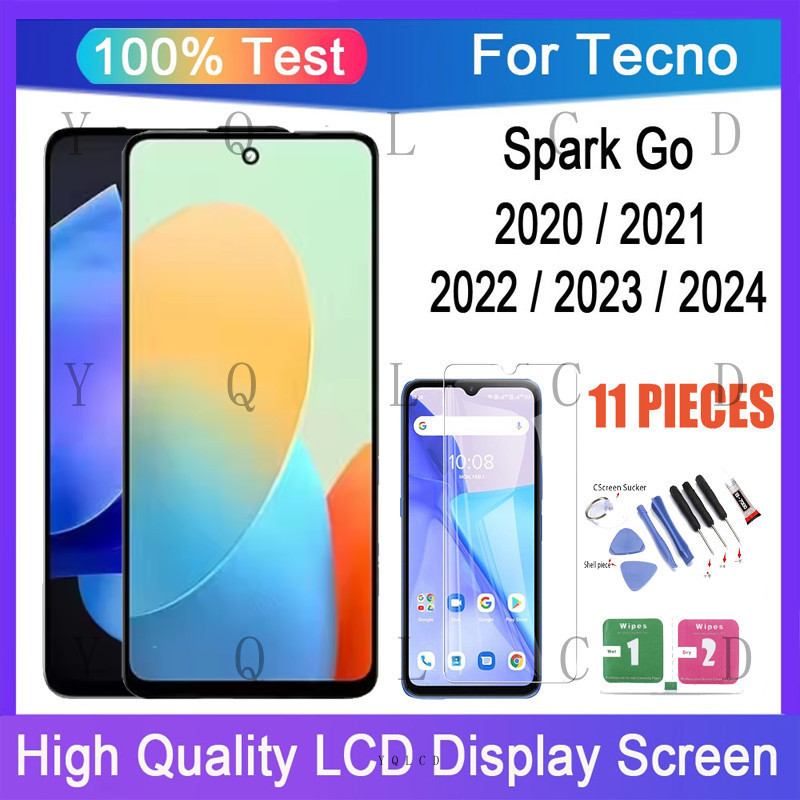 Original Tecno Spark Go 2020 2021 2022 2023 2024 LCD Display Touch Screen Replacement | Shopee ...