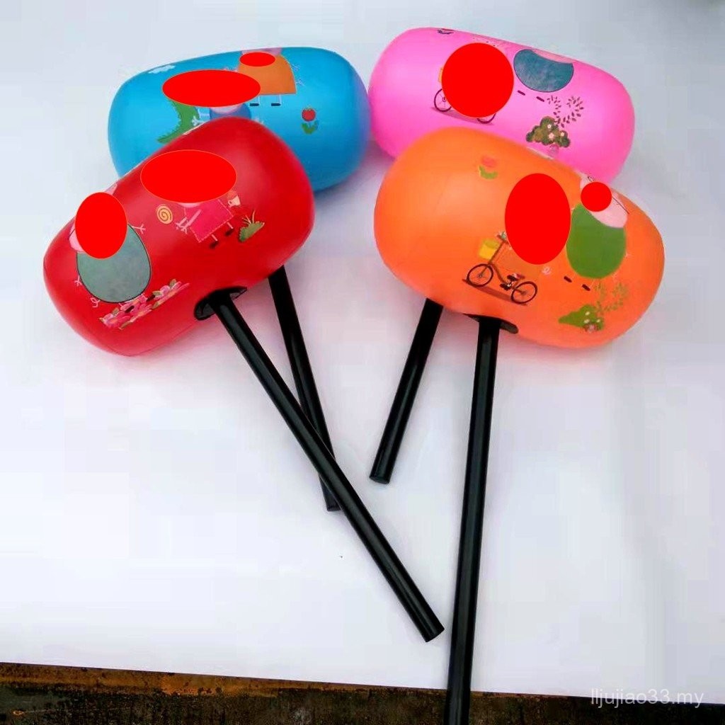 My Inflatable Toy Hammer Children Cartoon Small Size Inflatable Hammer ...