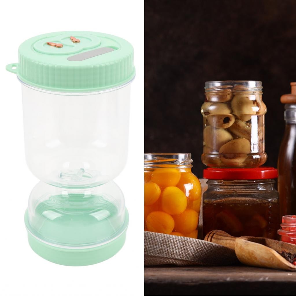 Moonbase Pickle Flip Jar Plastic Large Capacity Detachable for ...