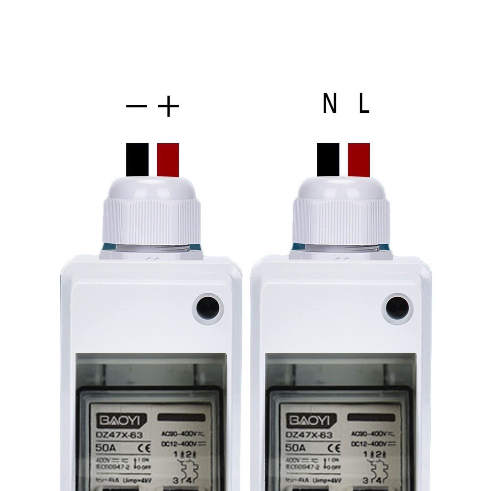[LLMA]PV Isolator Switch DC/AC 30A IP65 Disconnect Circuit Breaker for ...