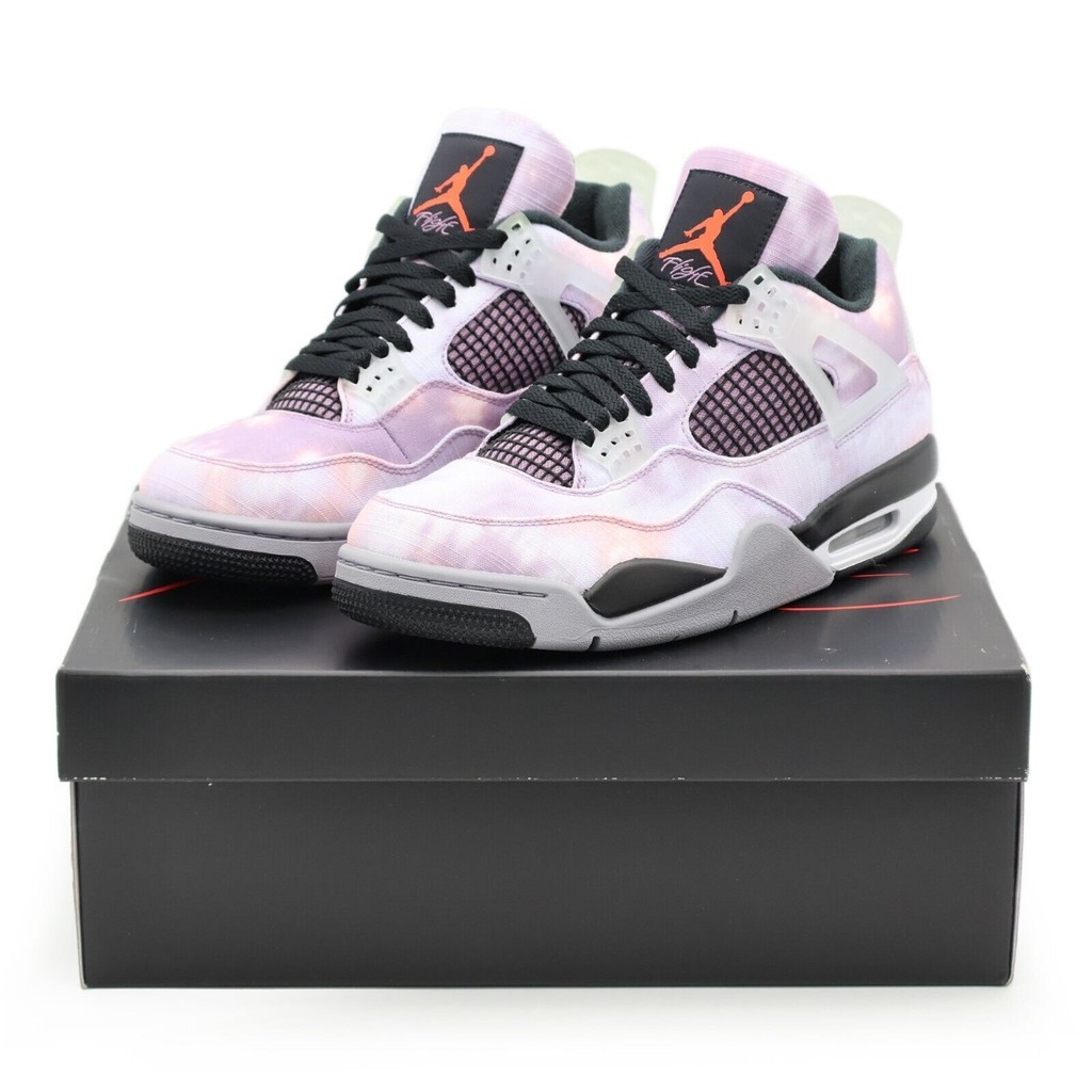 DH7138-506 Nike Air Jordan 4 Retro Amethyst Wave Zen Master Cement Grey ...