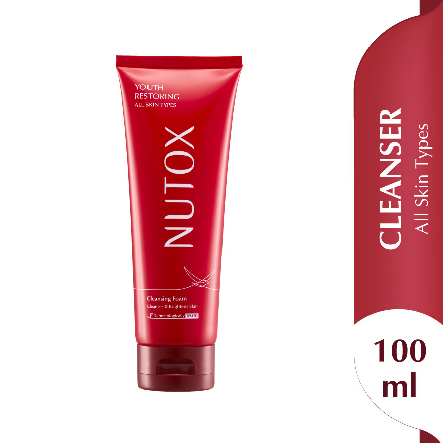 NUTOX Youth Restoring Cleansing Foam 100ml (All Skin Types) | Shopee ...