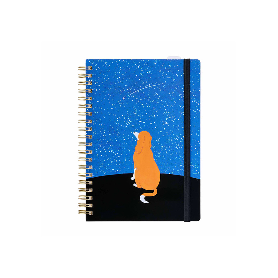 KING JIM HITOTOKI NOTE Handbook Notebook/Coil Style/Comic Size/Starry ...