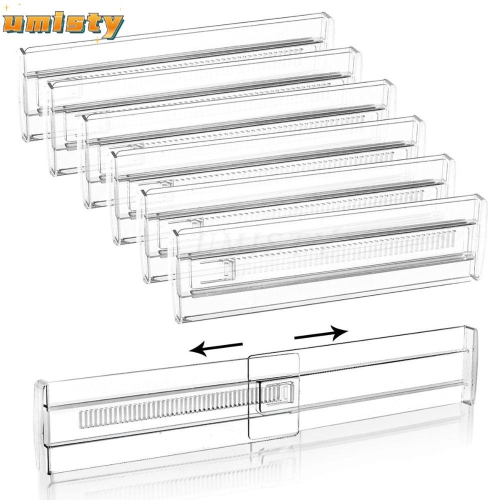 UMISTY Drawers Separators, Telescoping DIY Drawer Dividers, Adjustable ...