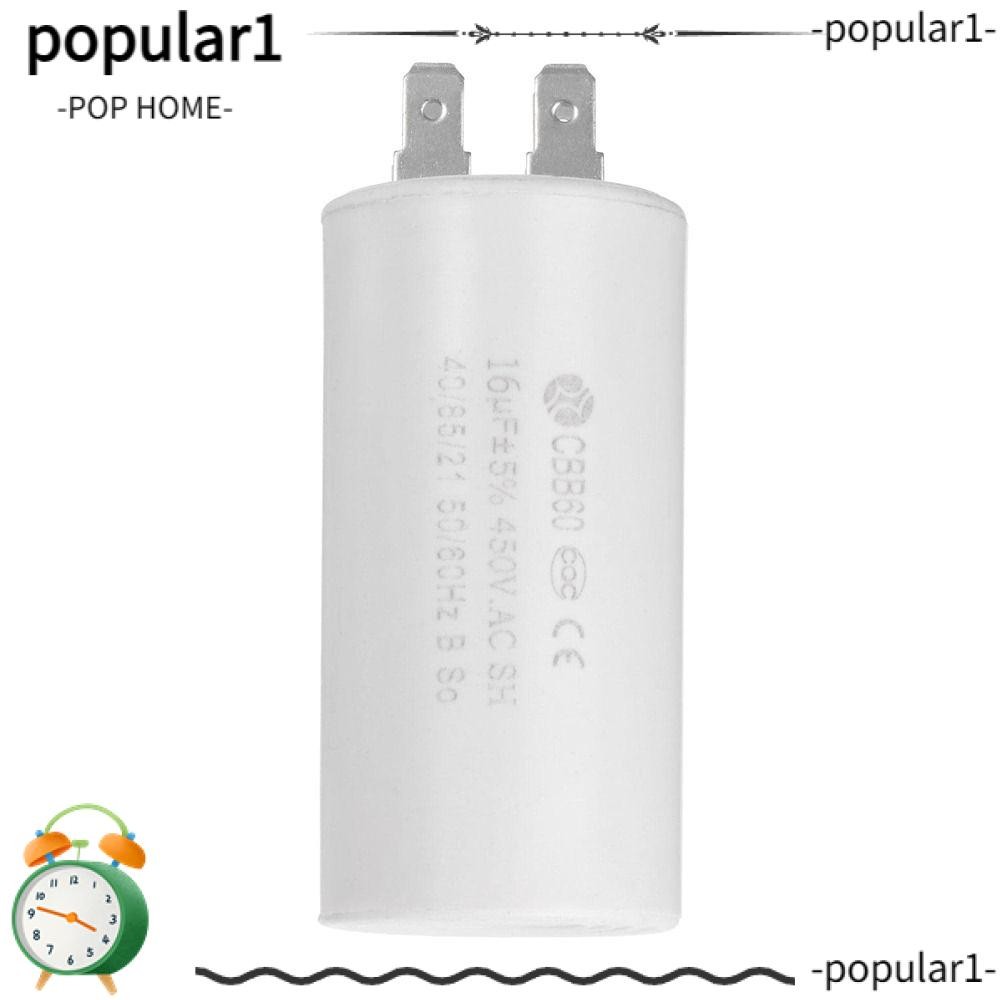 POP CBB60 Run Capacitor, 16uF 450V AC Double Insert, Wide Application ...