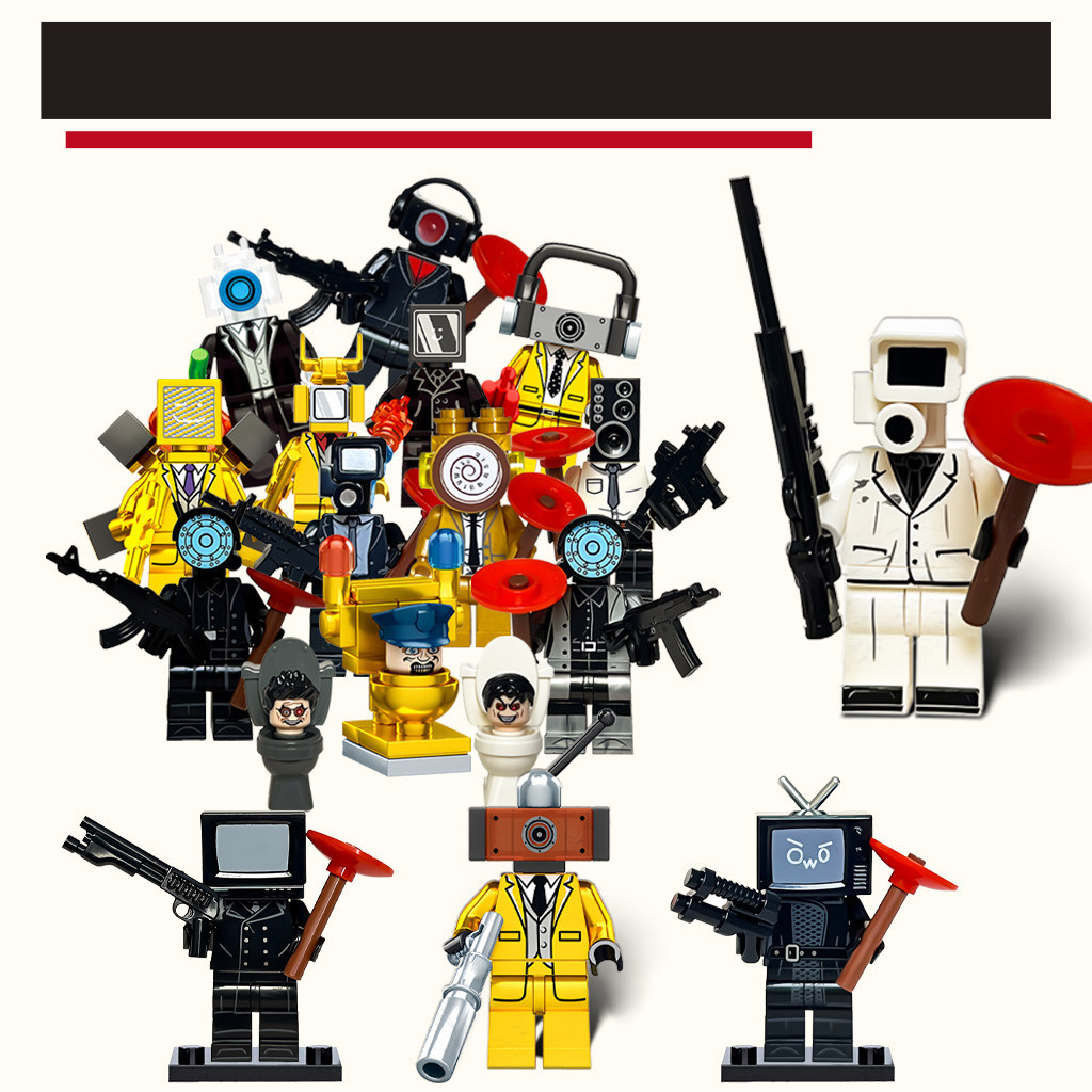 1pcs skibidi toilet lego Building Block Collection Toys For Child lego ...