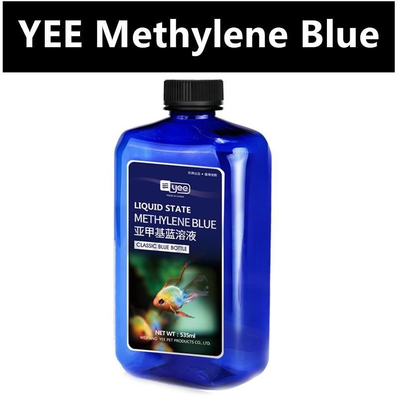 YEE Methylene Blue Aquarium Fish Medicine Disinfection Treatment Air Ikan 235ML 535ML Rawatan ...
