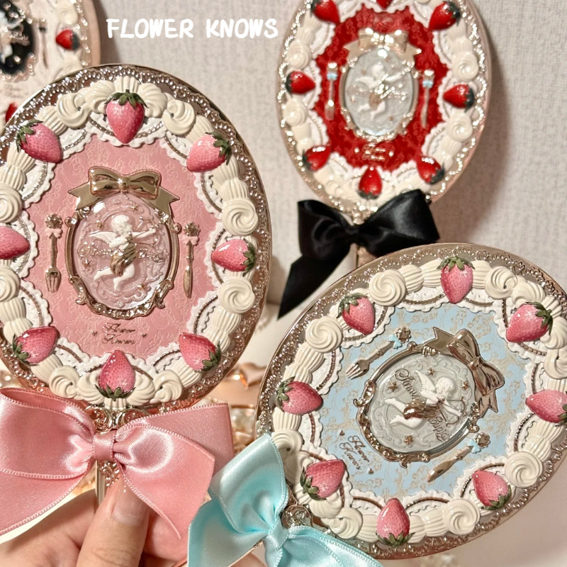 FLOWER KNOWS Handheld Mirror Available In Pink Strawberry Cupid Series ...