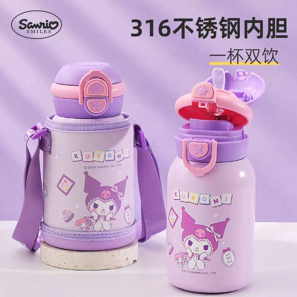 botol air tahan sejuk kuromi tumbler tahan sejuk botol air tahan sejuk Sanrio Kuromi Thermos Cup ...