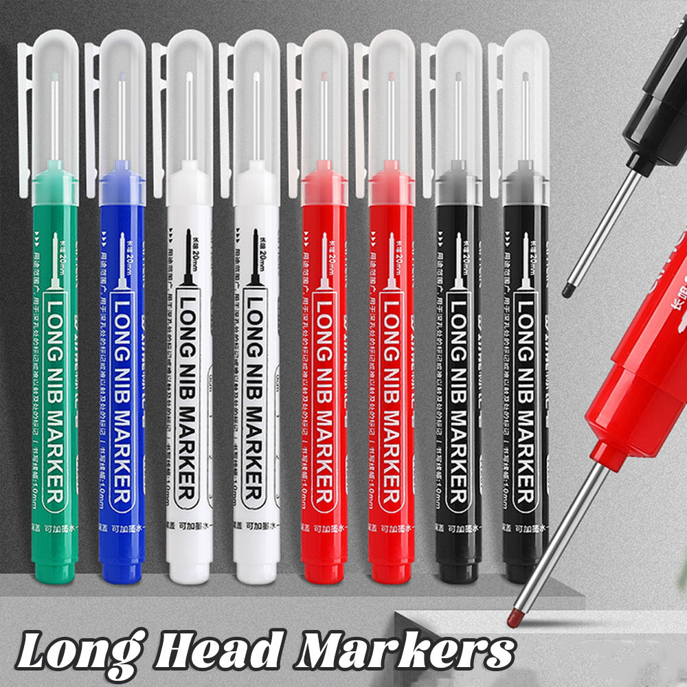 1/5Pcs Colorful Selection Dual Color Deep Hole Marking Pens-Reusable ...