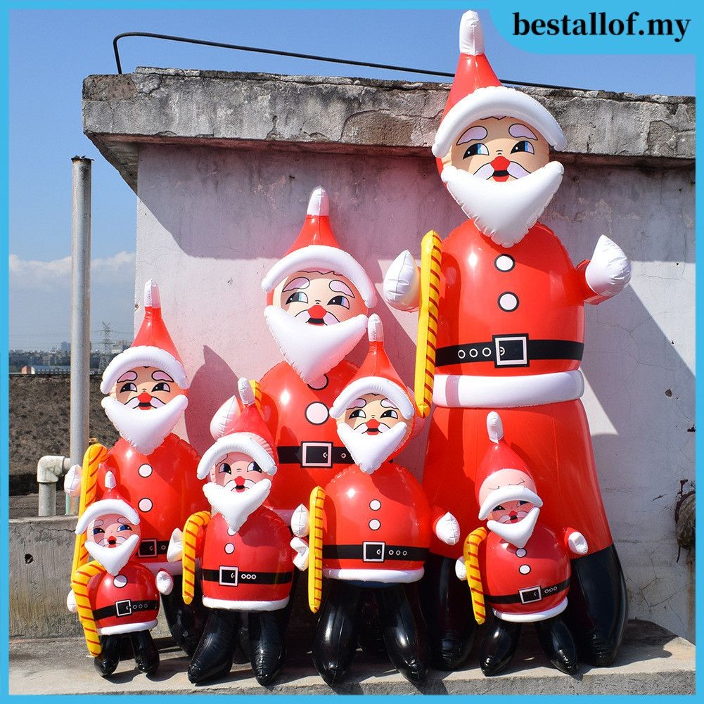 2025 Inflatable Christmas Santa Doll Balloon 50-100cm Giant Inflatables ...