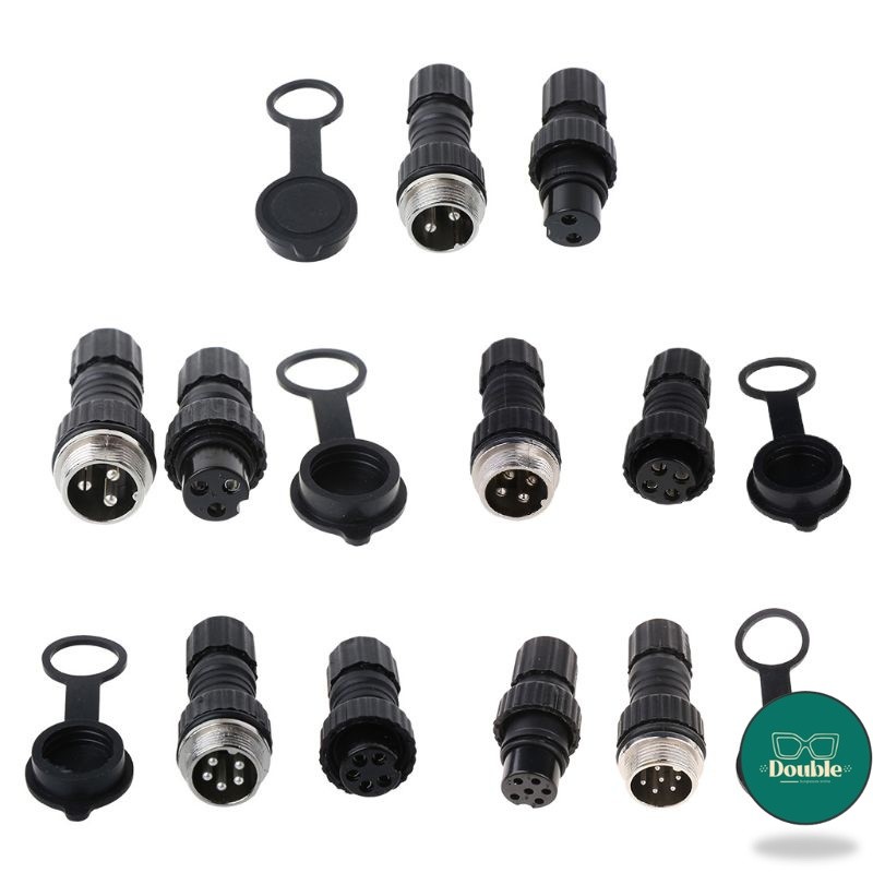 DG PCF* GX16 Waterproof Aviation Connector Plug Socket Sensor Encoder 2 ...