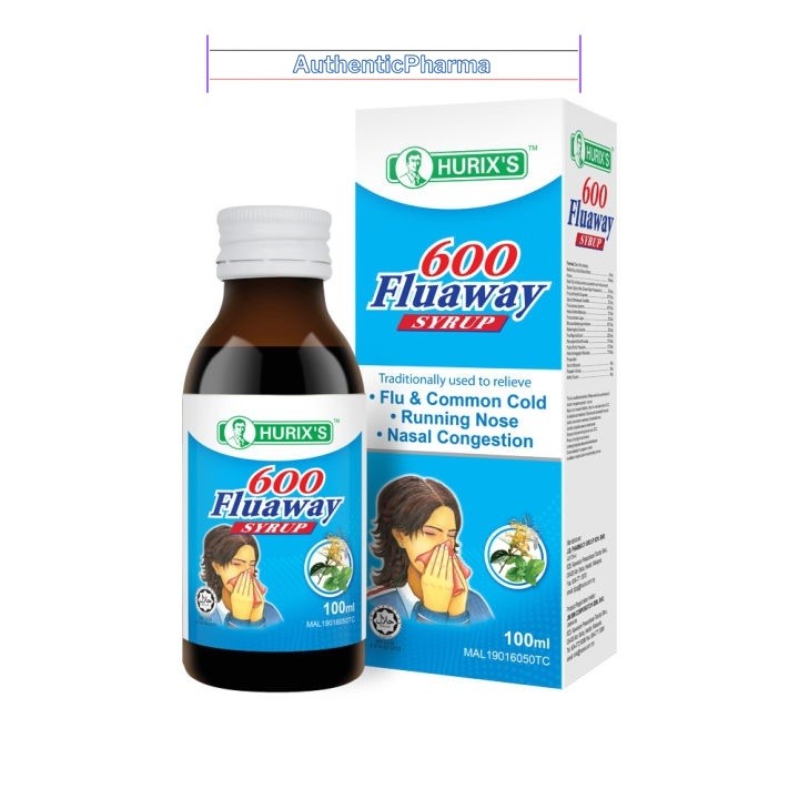 Hurix's 600 fluaway syrup 100ml | Shopee Malaysia