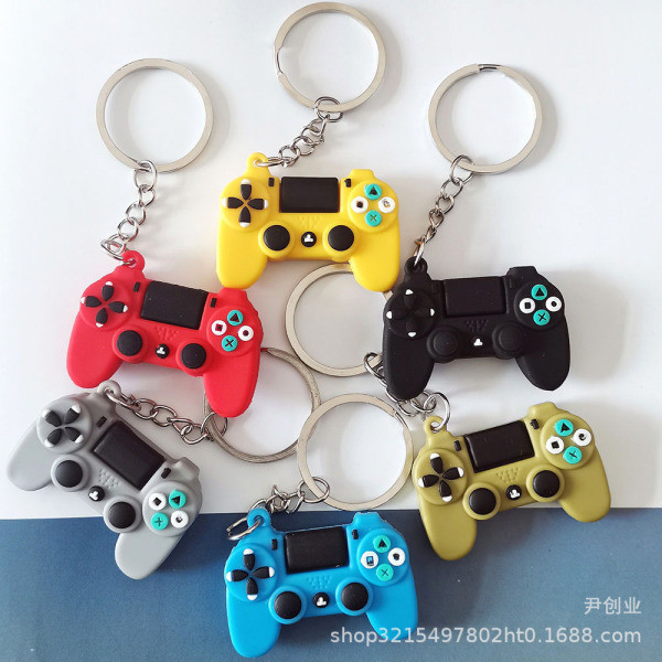 keychain mathcing keychain couple Simulasi kartun konsol permainan ...