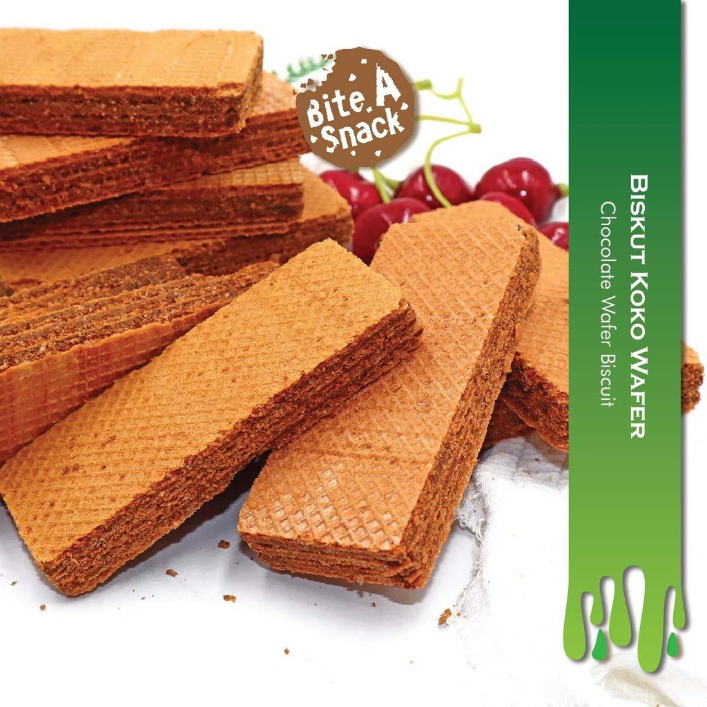 HALAL🌟Ipoh Traditional Chocolate Wafer Biscuit / Biskut Koko Wafer 200g ...