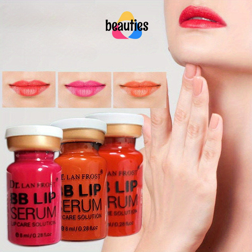 5 Vials 8ml Lips Glow Ampoule Serum Semi-permanent Lipstick BB Lips ...