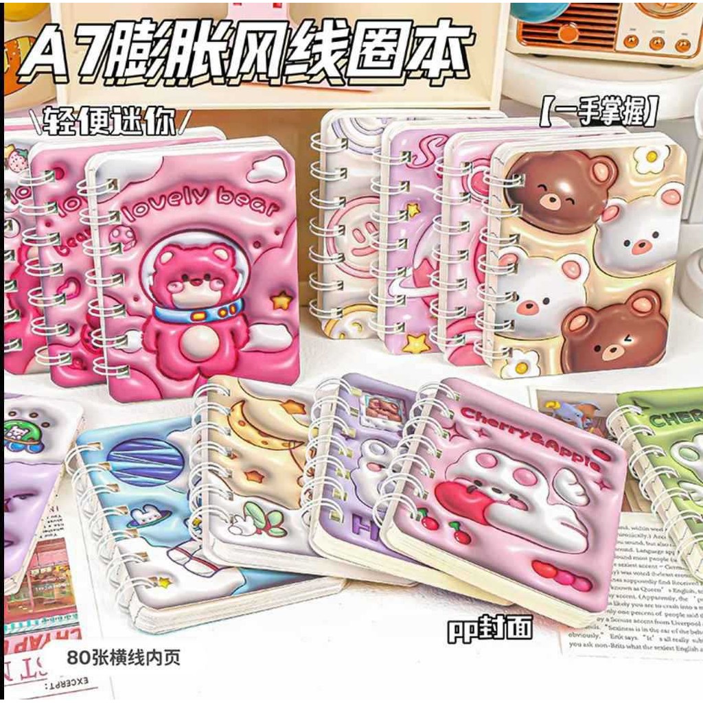 buku nota cute buku nota tebal buku nota Cute Stereo Coil A7 Small ...
