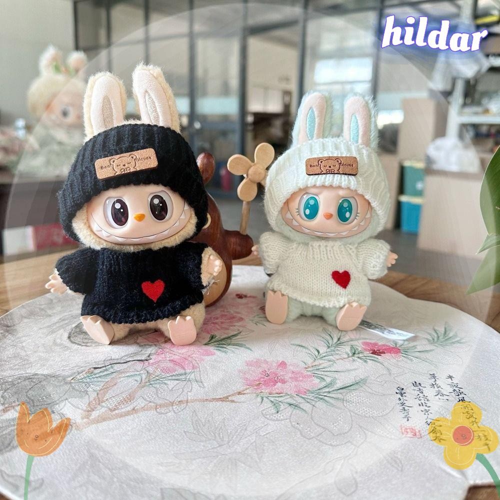 HILDAR Labubu Hat, Doll Not Included Knitted Children Toys Labubu ...