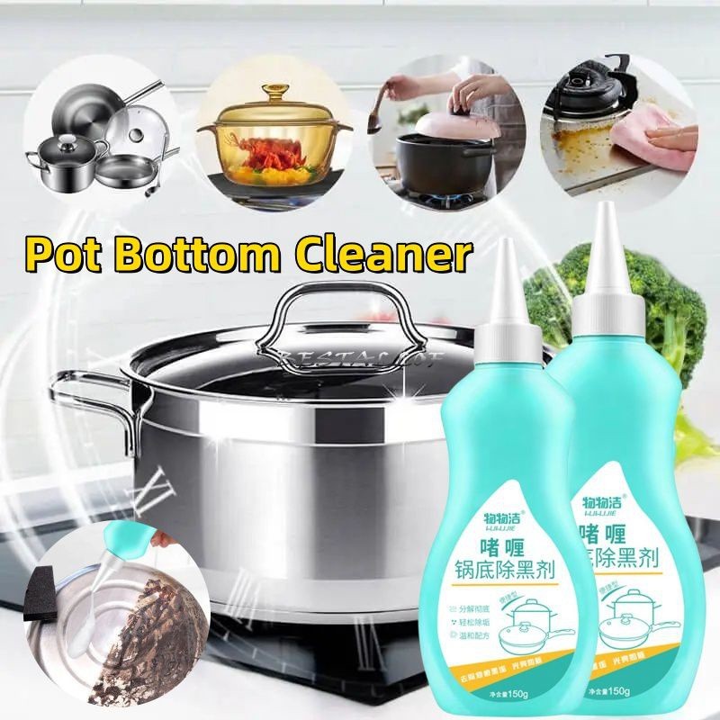 Pot Bottom Cleaner Gel Cleaner For Cookware Bottom Of The Pot Black ...