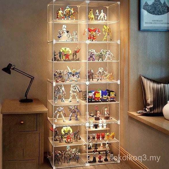 Hand-made Display Cabinet Lego Building Blocks Transparent Assembled ...