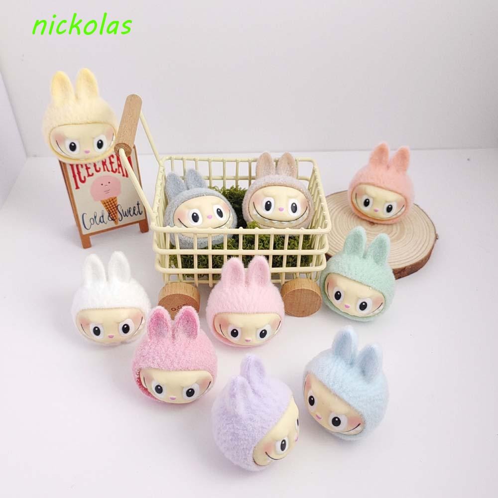 NICKOLAS Cartoon Labubu Toy, Jewelry Doll Ornaments Candy Color ...