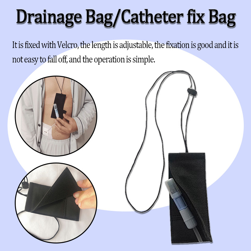 Drainage Bag Catheter Fix Bag Velcro Peritoneal Dialysis Belt Protector ...