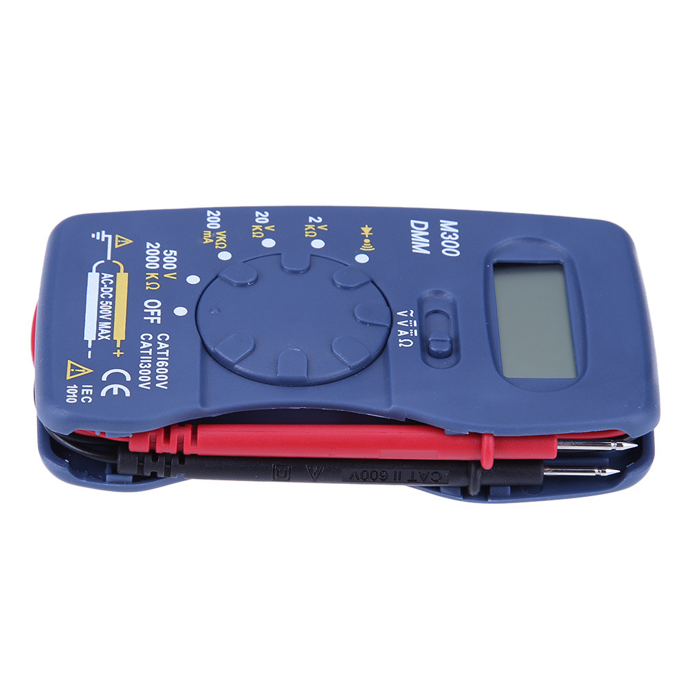 de# M300 Multimeter Digital ultradünne Mini Pocket Tester integriert ...
