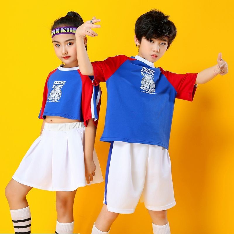 Elementary School Students Cheerleading Costume Girls Lara Exercise ...