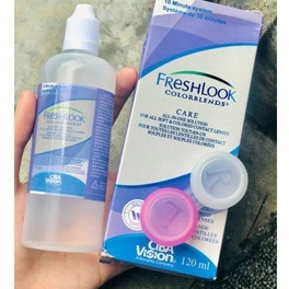 Multi Purpose Solution Contact Lens lenses 120ML by Freshlook Air cuci ...