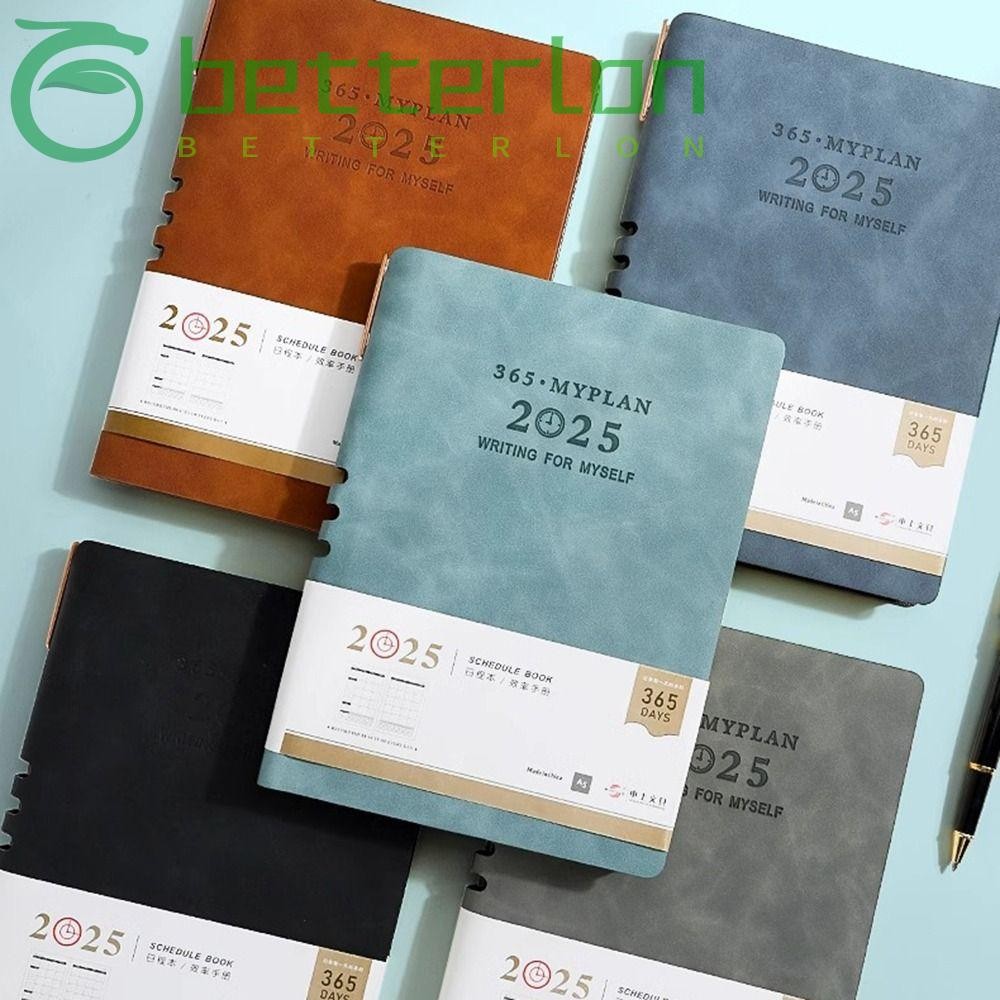 BETTER-LONTIME 2025 Planner Notebook, A5/A6 With Gel Pen Business ...