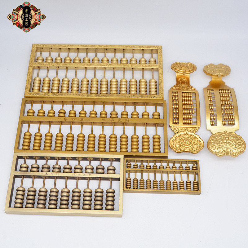Hongda Copper One Wanli Copper Abacus Pengiraan yang teliti lancar ...