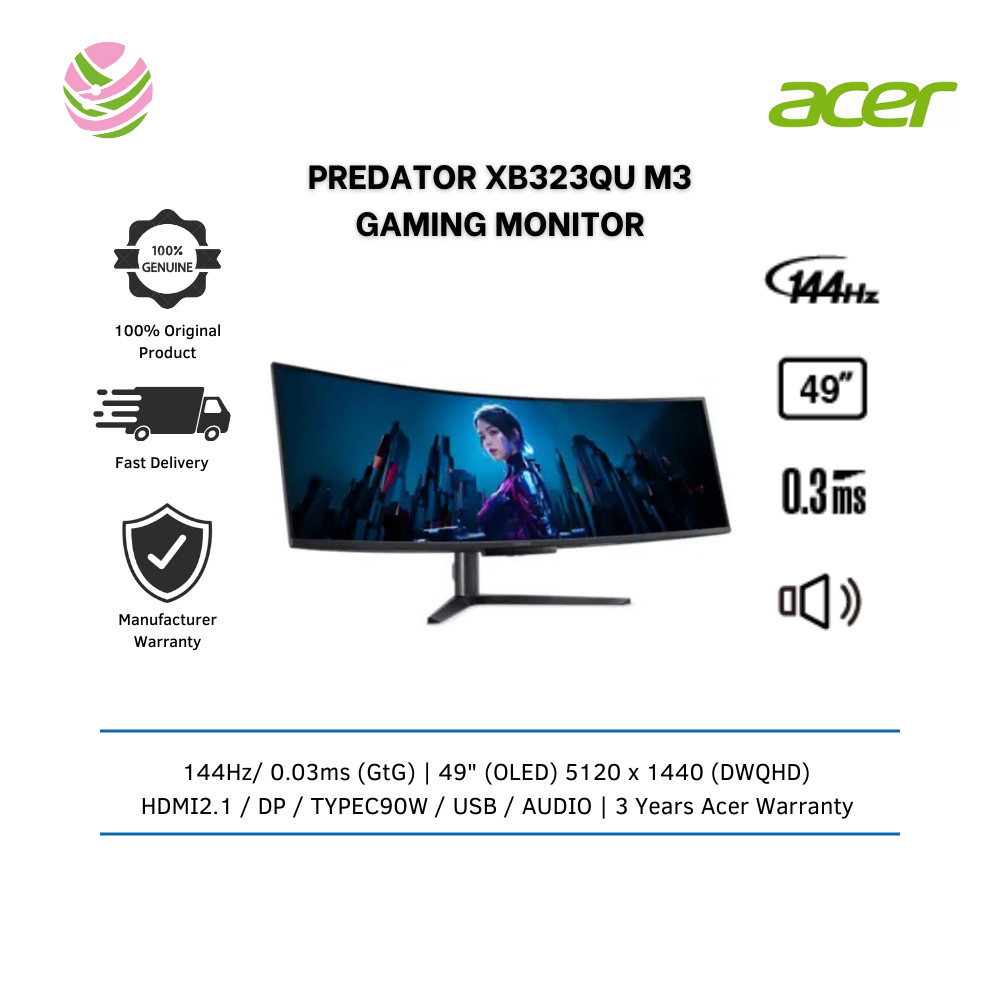 Acer Gaming Monitor - Predator Gaming Monitor | Predator X49V HDMI2.1 ...