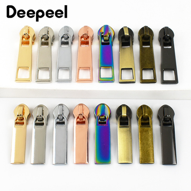 10Pcs 3#5# Zipper Puller Sliders for Nylon Zippers Clothes Jacket Zip ...