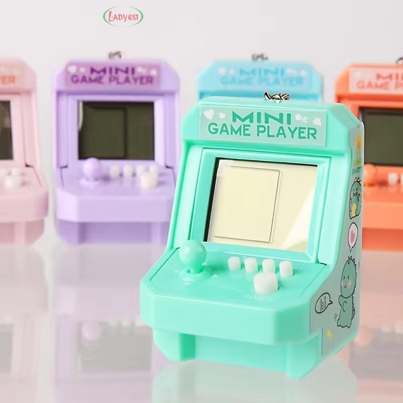 【LADY】Cute and Compact Mini Retro Gaming Console Keychain Perfectly ...