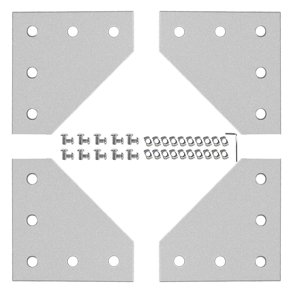 [LLMA]4PCS 2020 Aluminium L-shaped corner bracket connection plate with ...