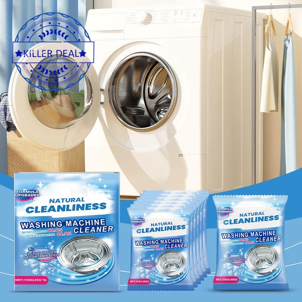 Washing Machine Cleaning Powder Strong Decontamination Anti-mite Tank ...