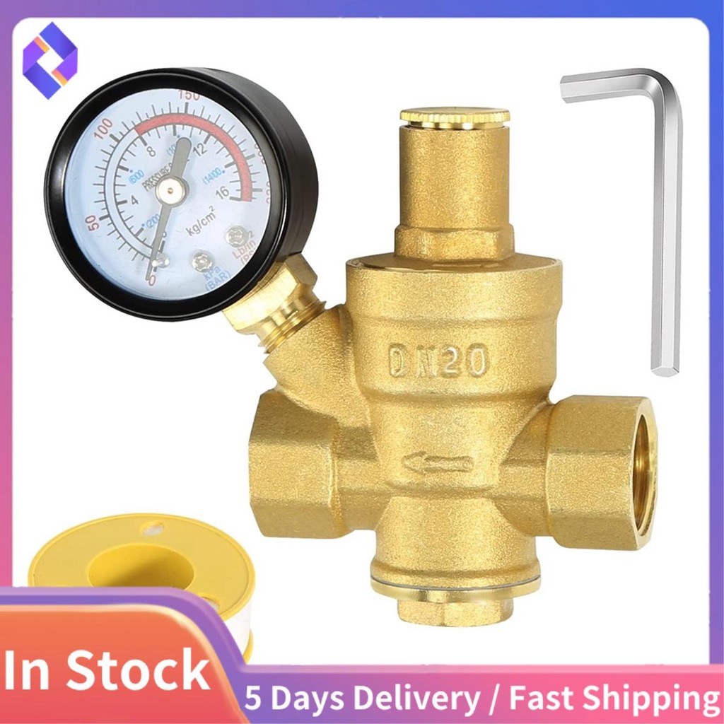 Water Pressure Regulator Household Tap Water Pressure Reducing Valve 3 ...