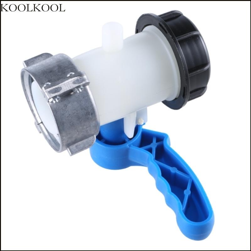 KOOK Water Tanks Adapter 1000L IBC DN40 Butterfly Valves Switches 62mm ...