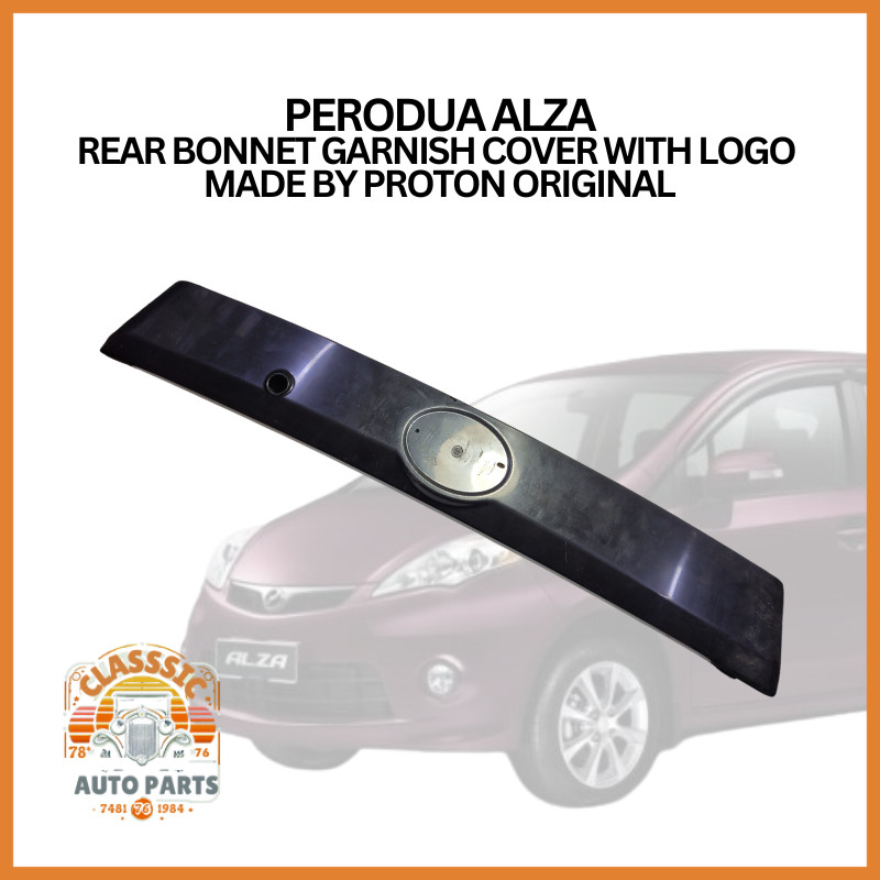 PERODUA ALZA REAR BONNET GARNISH COVER WITH LOGO MADE BY PROTON ...