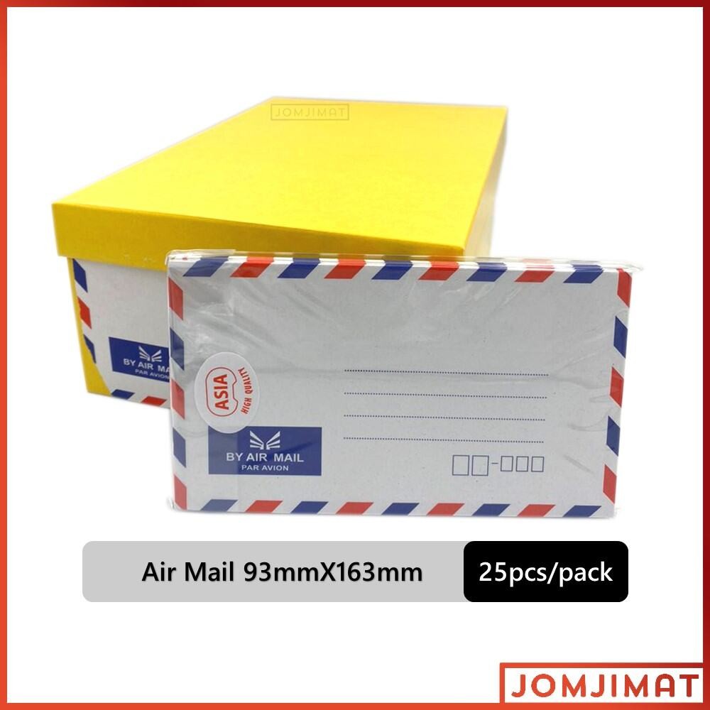 Air Mail Envelope 93mmX163mm 25pcs/pack / Sampul Surat Air Mail ...