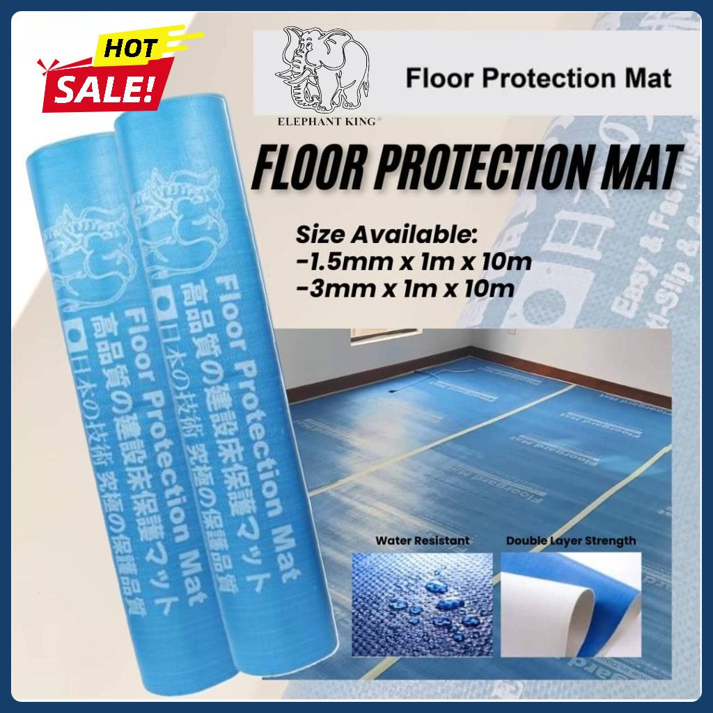 FLOORGARD 1.5mm l 3mm 10meter Floor Protective Matt, Tarpaulin & EVA ...