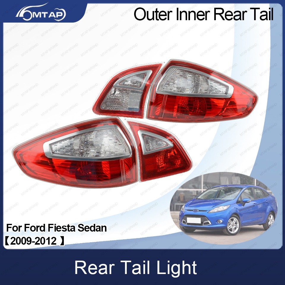 MTAP For Fiesta Tail Light Tail Lamp Rear Brake Light For Ford Fiesta ...