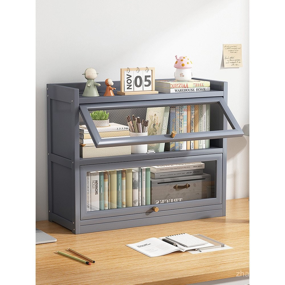 Penyusun Desktop Rak Buku Rak Penyimpanan Berbilang Lapisan Rak Buku ...