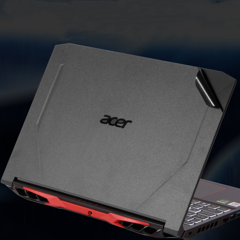 Laptop Skin Decal Matte Black Sticker Vinyl Cover for Acer Nitro 5 ...