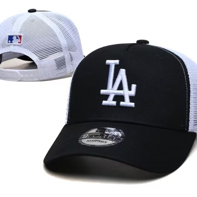 Mlb Hard Top Baseball Cap Female A Letter Embroidery Extra Large ...