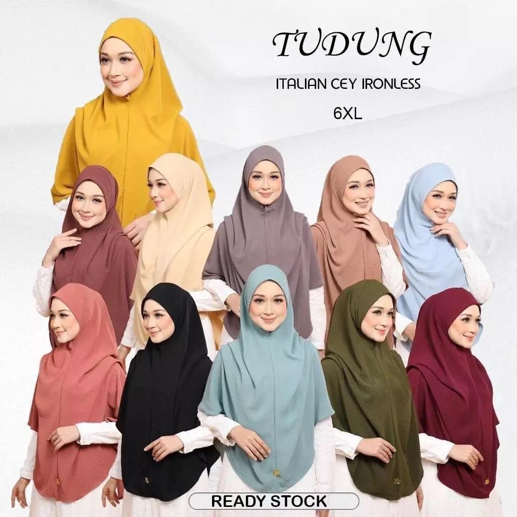 🧕 Tudung Sarung Labuh 6XL Kain CEY | Exclusive New 2025 | Hijab ...