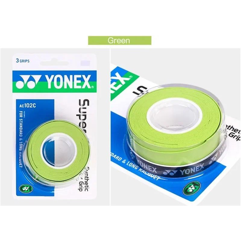 YONEX 3 Grips/Pack Cloth AC102 AC102EX 102C Hand Glue Tennis Badminton Racket Professional Anti ...