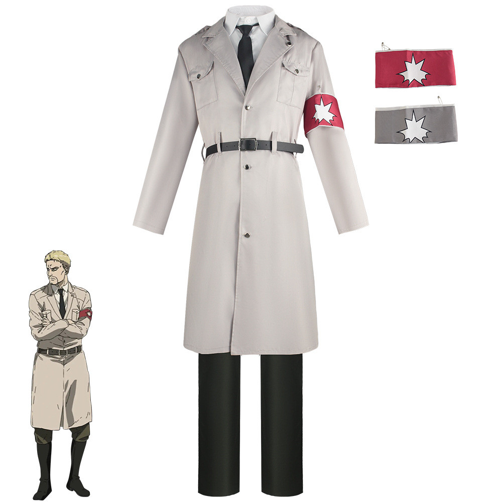 Attack on Titan Marley Military Officer Cosplay Costume Complete Set ...