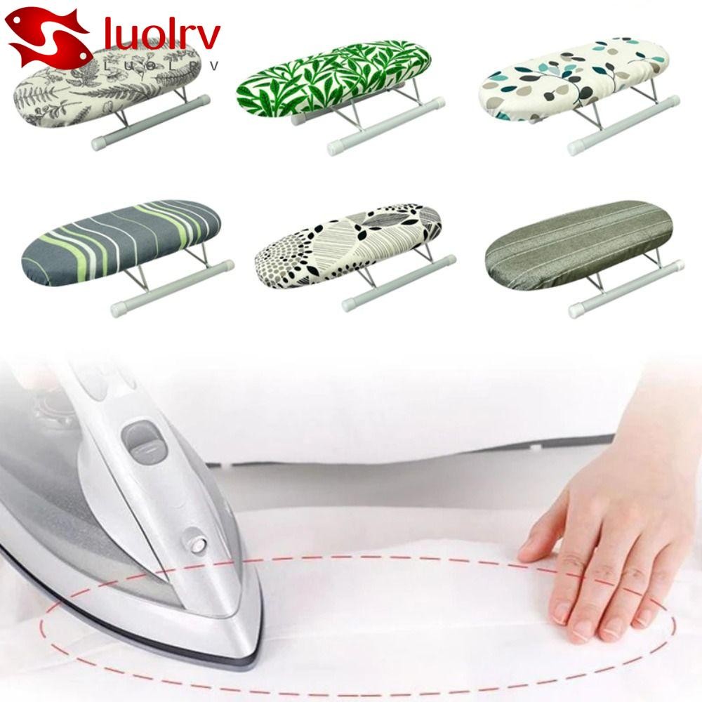 LUOLRV Ironing Board Rack, Metal Foldable Mini Ironing Board, Heat ...
