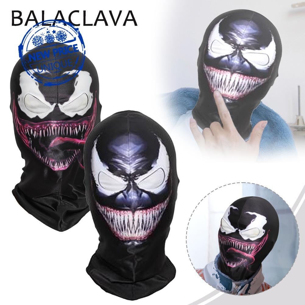 Horror Venom Full Mask Barack Lafayette Helmet Hero Halloween Props ...